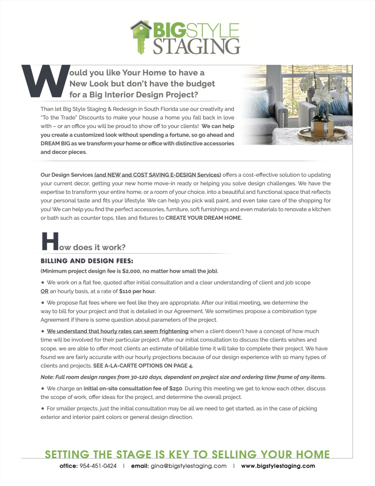 Interior Redesign Services, Home Staging Ideas